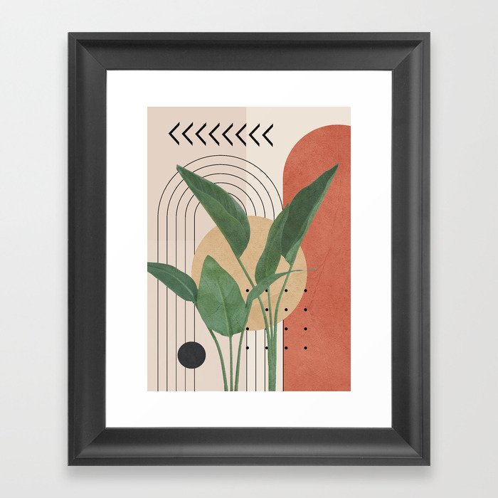 Nature Geometry V Framed Art Print by City Art | Society6