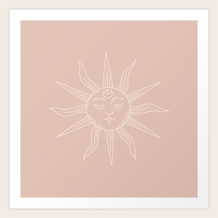 sun drawing aesthetic