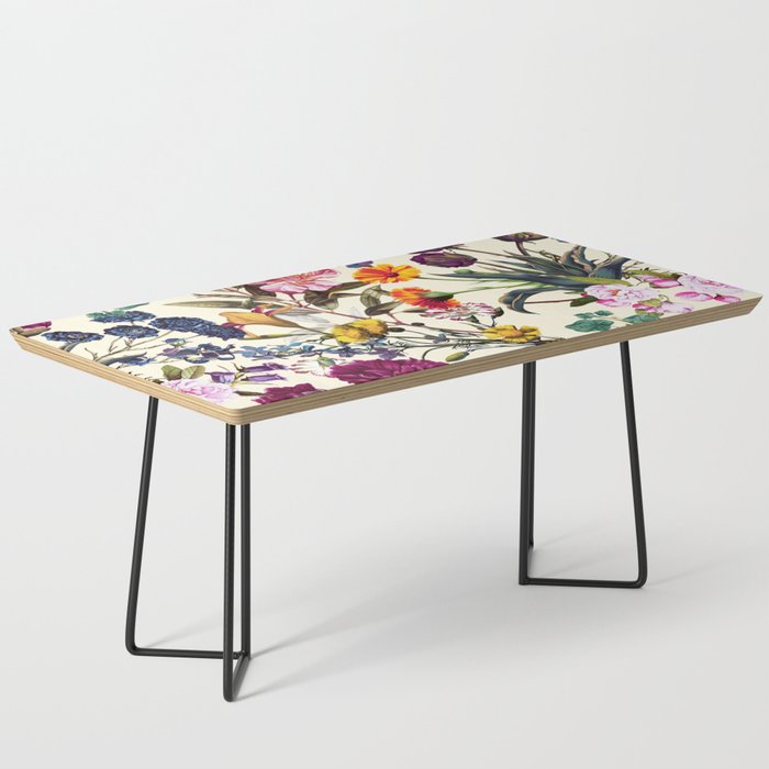 multi coloured table