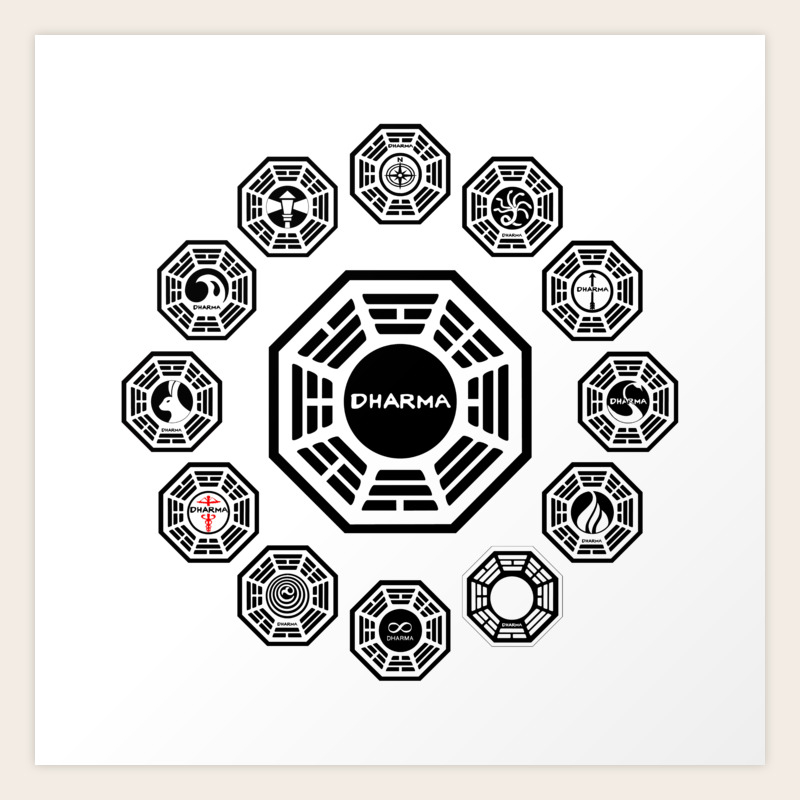 Lost Dharma Stations Fan Art