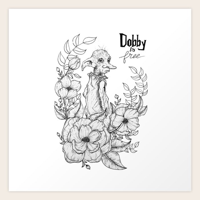 Dobby Coloring Page