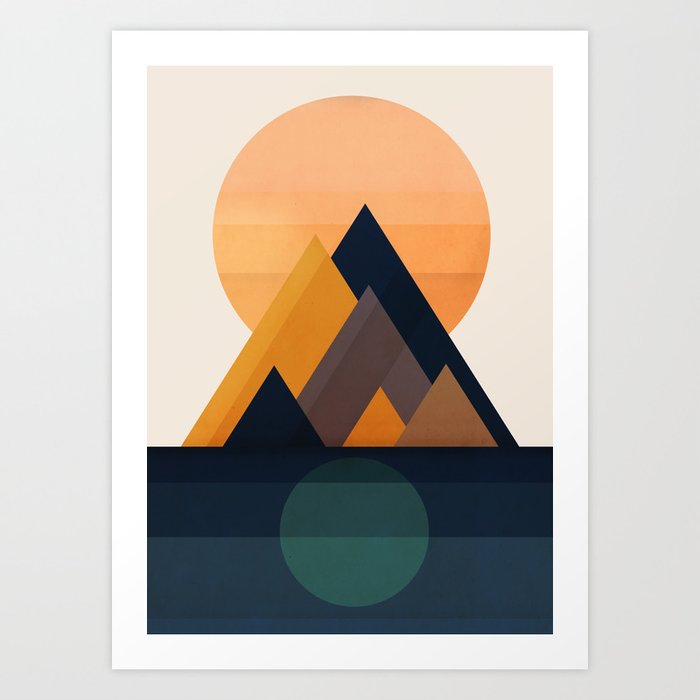 triangle abstract art