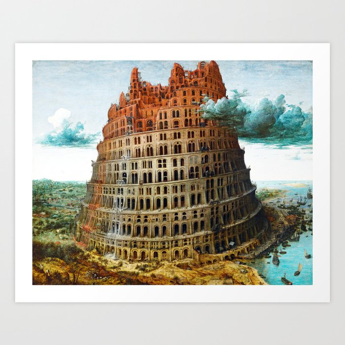 The Tower Of Babel Bruegel
