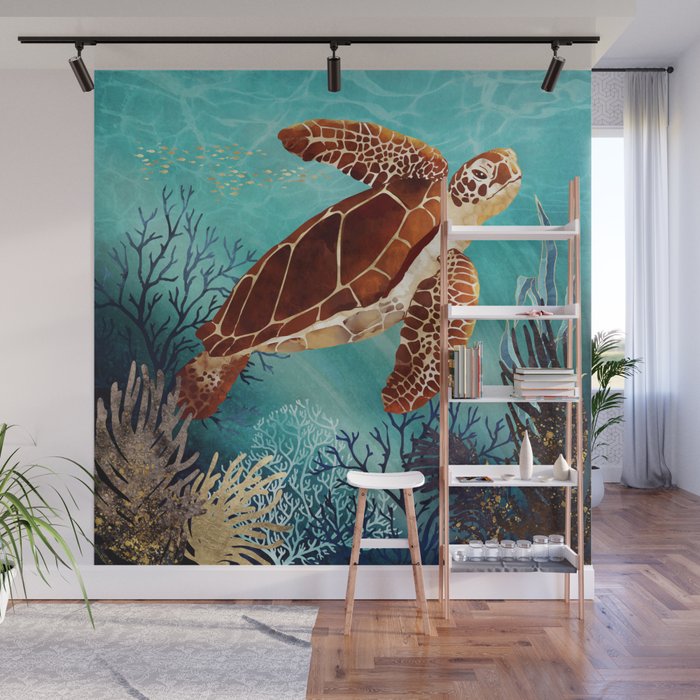 sea turtle wall