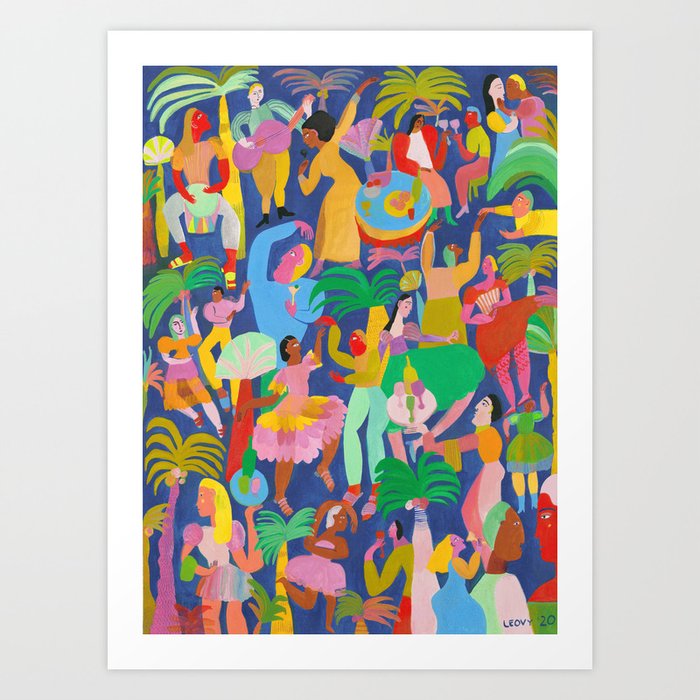 Celebration Art Print by LEOVY | Society6
