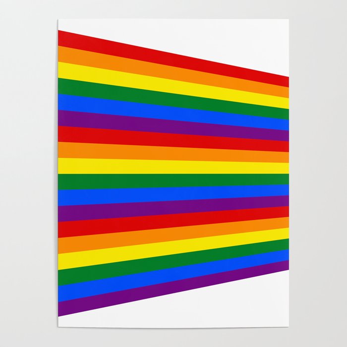 Pride Flag Lgbt Lgbtq Queer Lasoffittadiste Rainbow Poster By