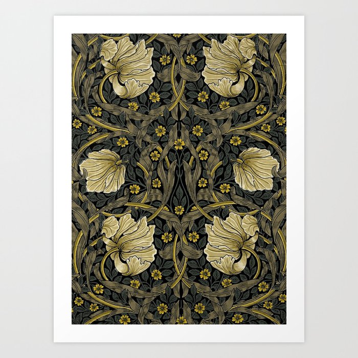 William Morris Pimpernel, William Morris floral design Art Print by ...
