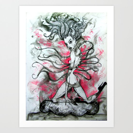 Seventh Element Art Print By Vivian Volcano Society6 