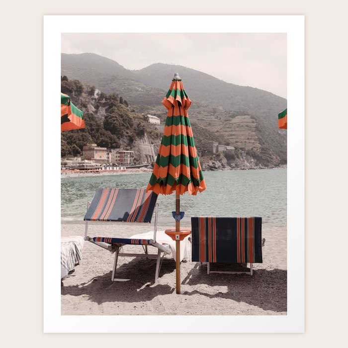 Vintage Beach Umbrella Photography