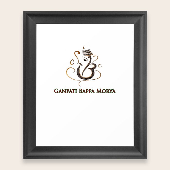 Ganpati Bappa Calligraphy