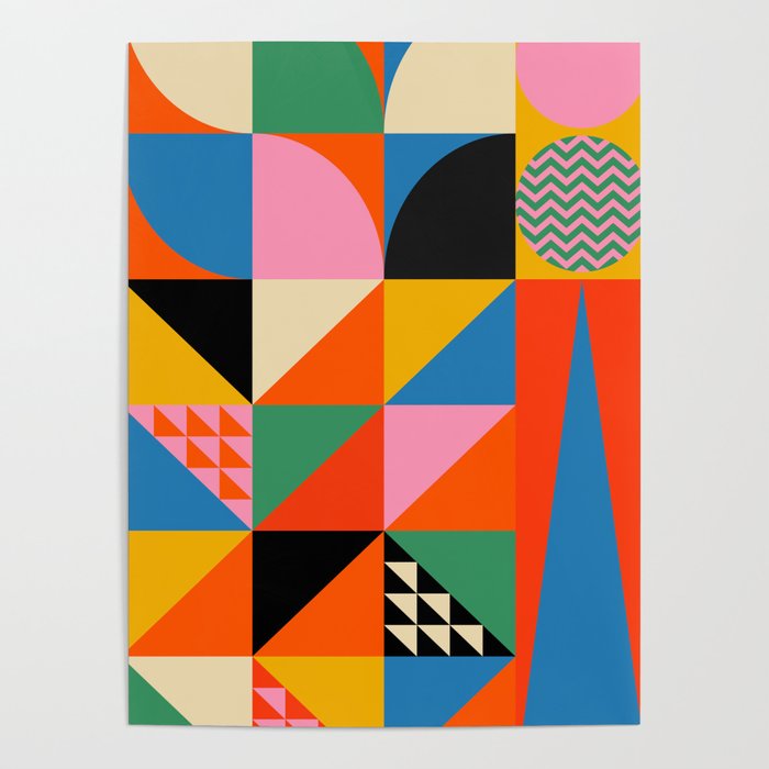 colourful geometric
