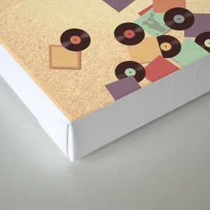 Back to Vinyl Canvas Print by davidebonazzi | Society6