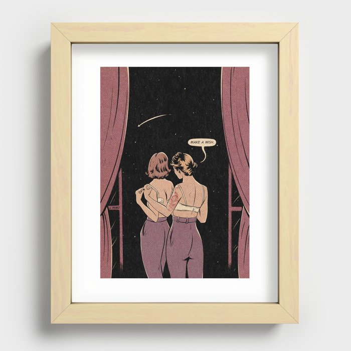 make a wish Recessed Framed Print by jenifer prince | Society6