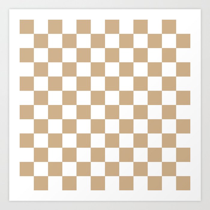 chequered print