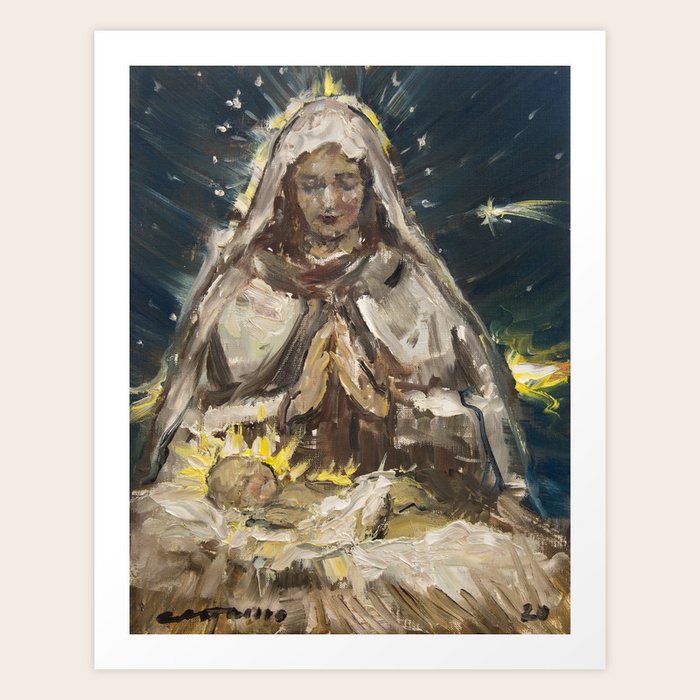 Adoration II Art Print by CASTRILLO | Society6