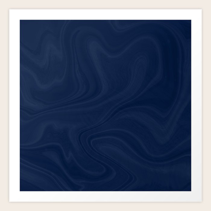 Navy Blue Swirl Design
