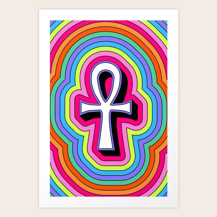 Ankh Art Print by Octavia Soldani | Society6