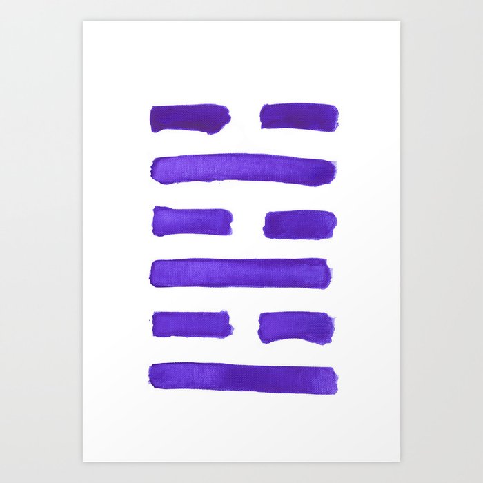 After Completion - I Ching - Hexagram 63 Art Print by Andrew Uys | Society6 After Completion - I Ching - Hexagram 63 Art Print by Andrew Uys | Society6