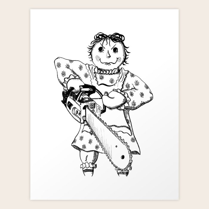 raggedy ann doll coloring pages