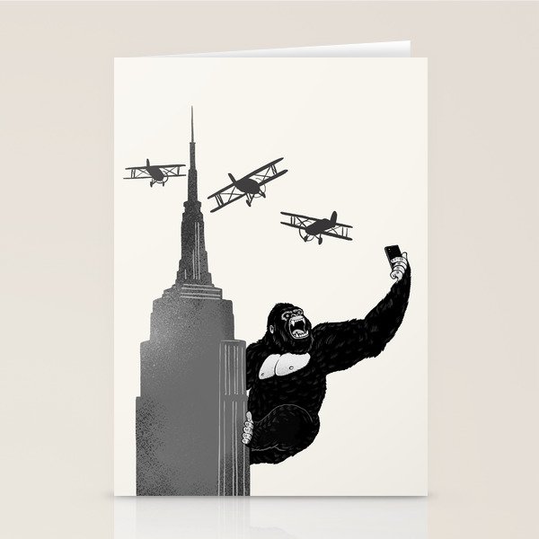 king kong drawing on empire state building