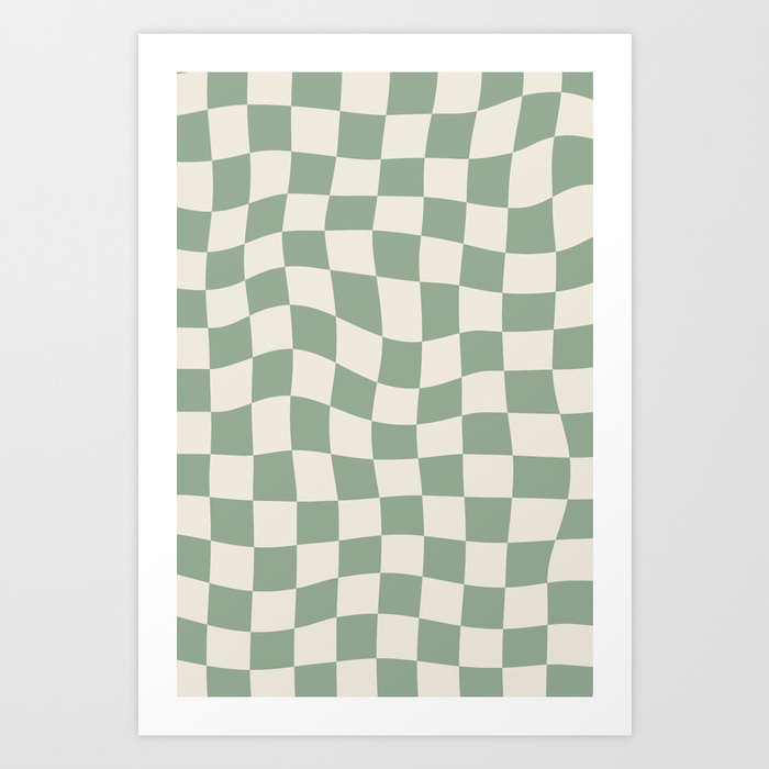 wavy checkered pattern
