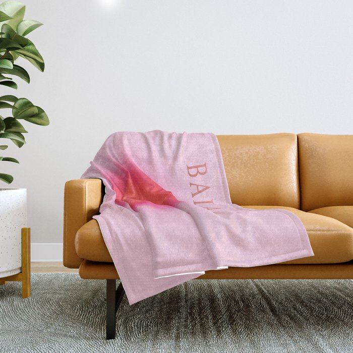 pink sofa throws