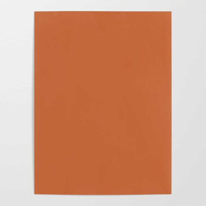 Burnt Orange // Pantone® 16-1448 TPX Poster by One Stop Shop | Society6 Burnt Orange // Pantone® 16-1448 TPX Poster by One Stop Shop | Society6