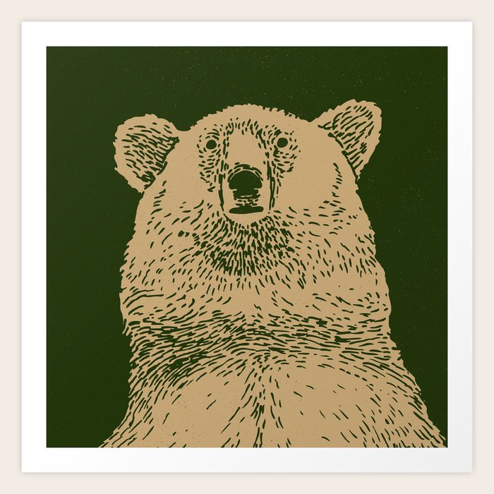 kodiak bear print