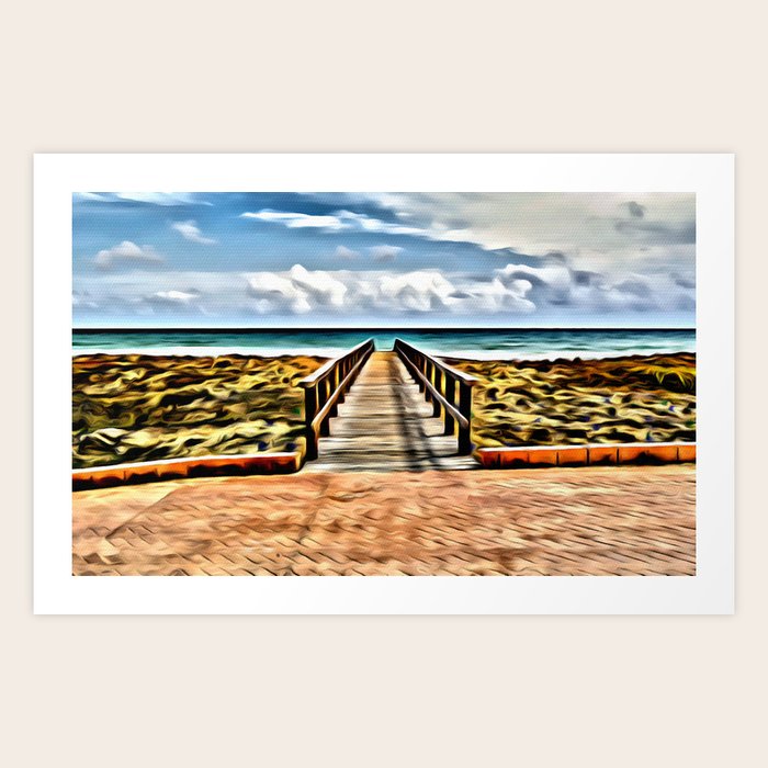 Digital painting sea view Drawing & Illustration Art & Collectibles ...