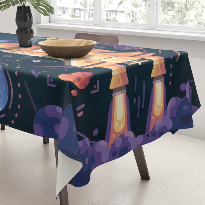 solar system tablecloth