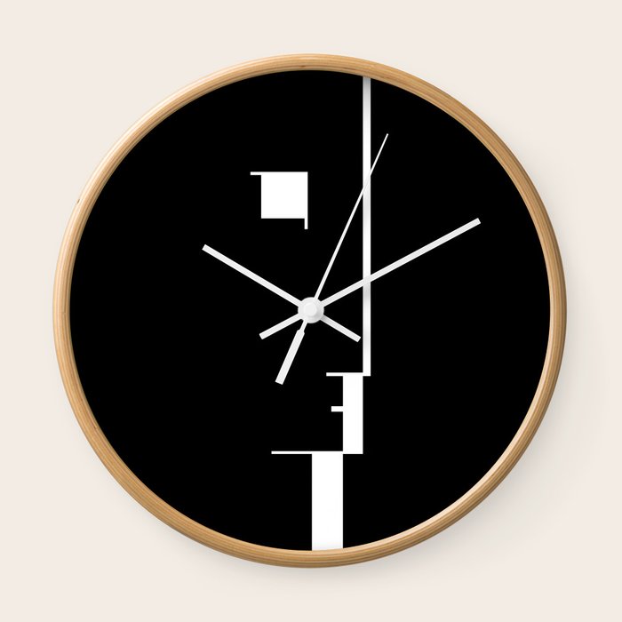 BAUHAUS AUSSTELLUNG 1923 Wall Clock by THE USUAL DESIGNERS | Society6