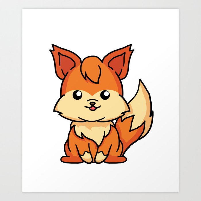 Cute Drawings Of Baby Foxes