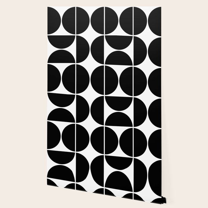 black square pattern wallpaper