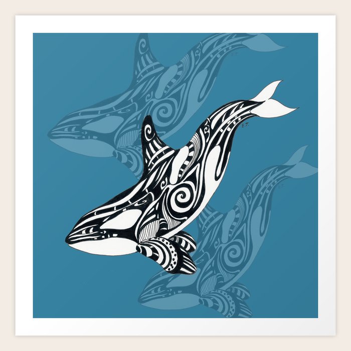 printable orca whale