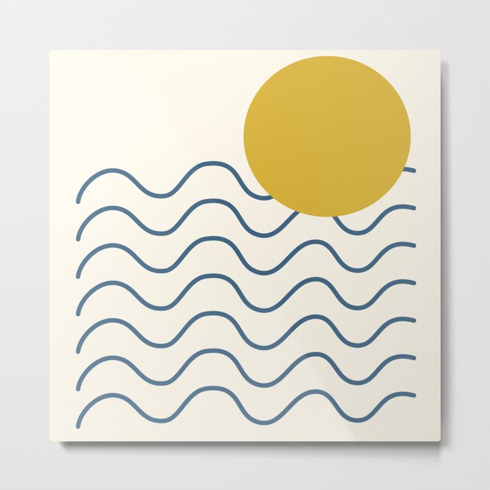 Abstract Waves Drawing