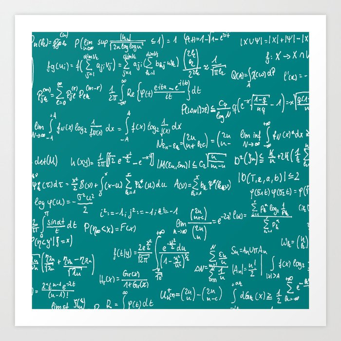 Math Equation Art