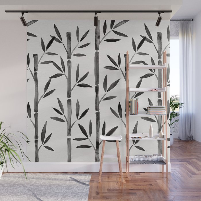 bamboo wall feature