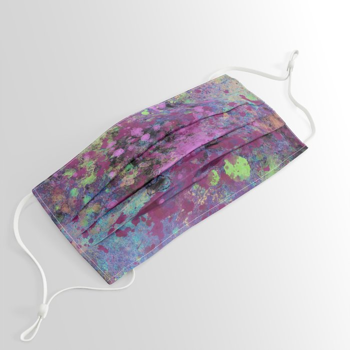 purple and pink abstract cool splatter pattern Face Mask by CozyGuru ...