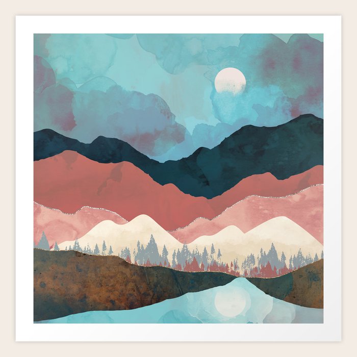 Fall Transition Art Print by SpaceFrogDesigns | Society6