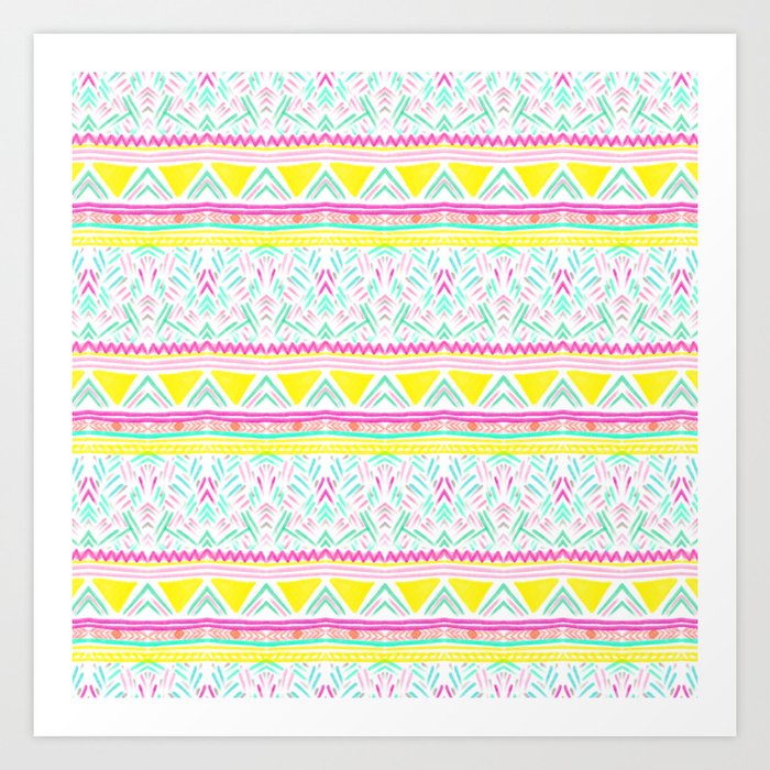Bright Aztec Print