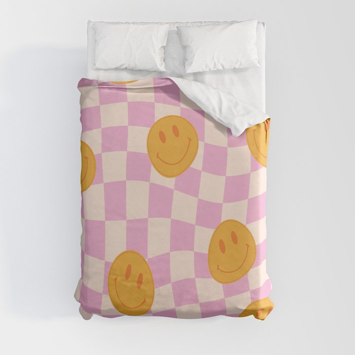 faces duvet cover