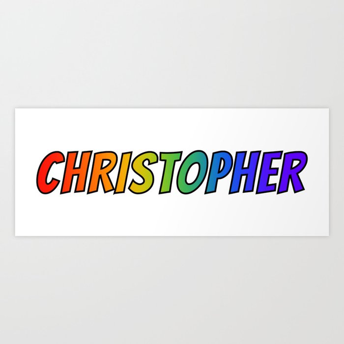 Christopher Name Art