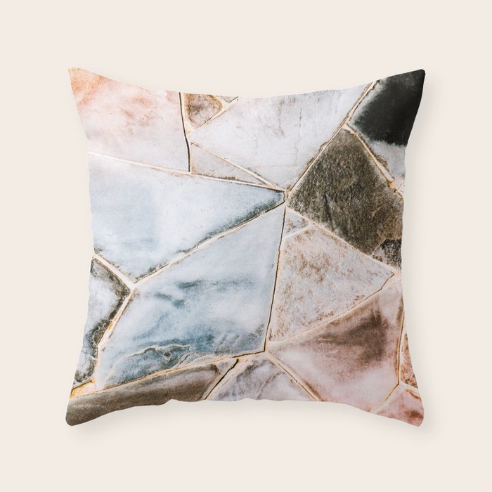 Stone wall texture Throw Pillow by mmartabc | Society6