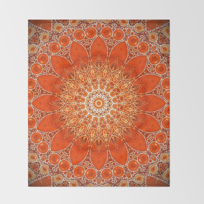 mandala throw blanket
