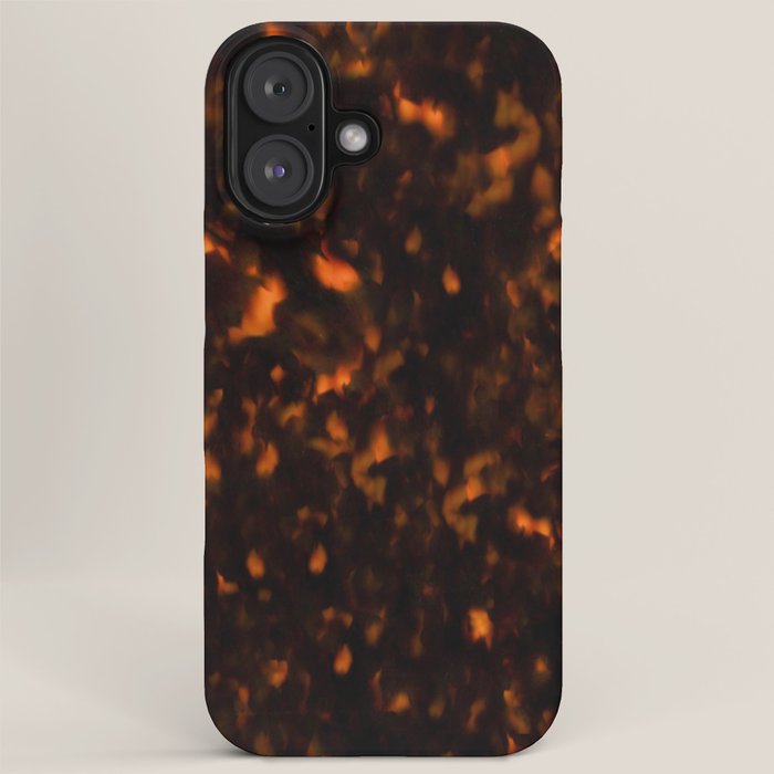 tortoise shell print phone case