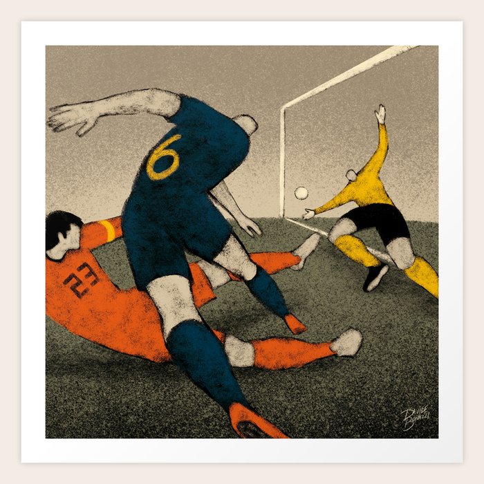 soccer artwork
