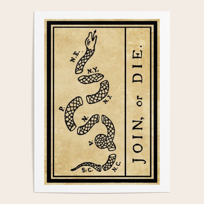 join or die snake