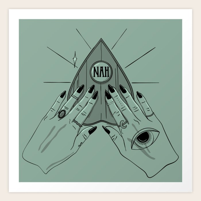NAH Art Print by Sagepizza | Society6