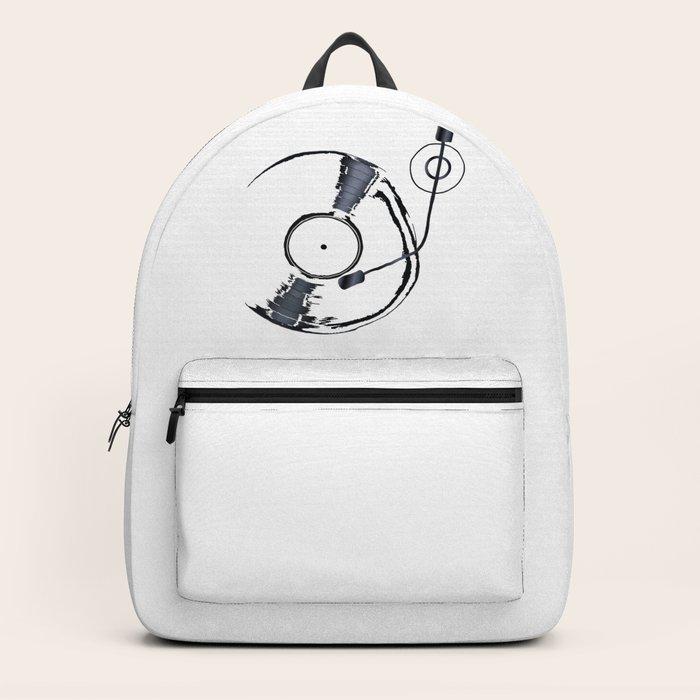 Record Deck Background Backpack by HomeStead Digital | Society6