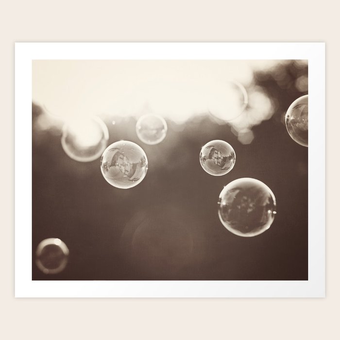 soap bubble prints